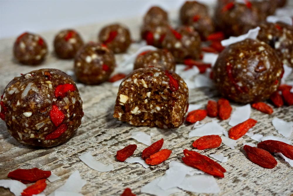 Chocolate Goji Bliss Balls – Nourished Natural Health